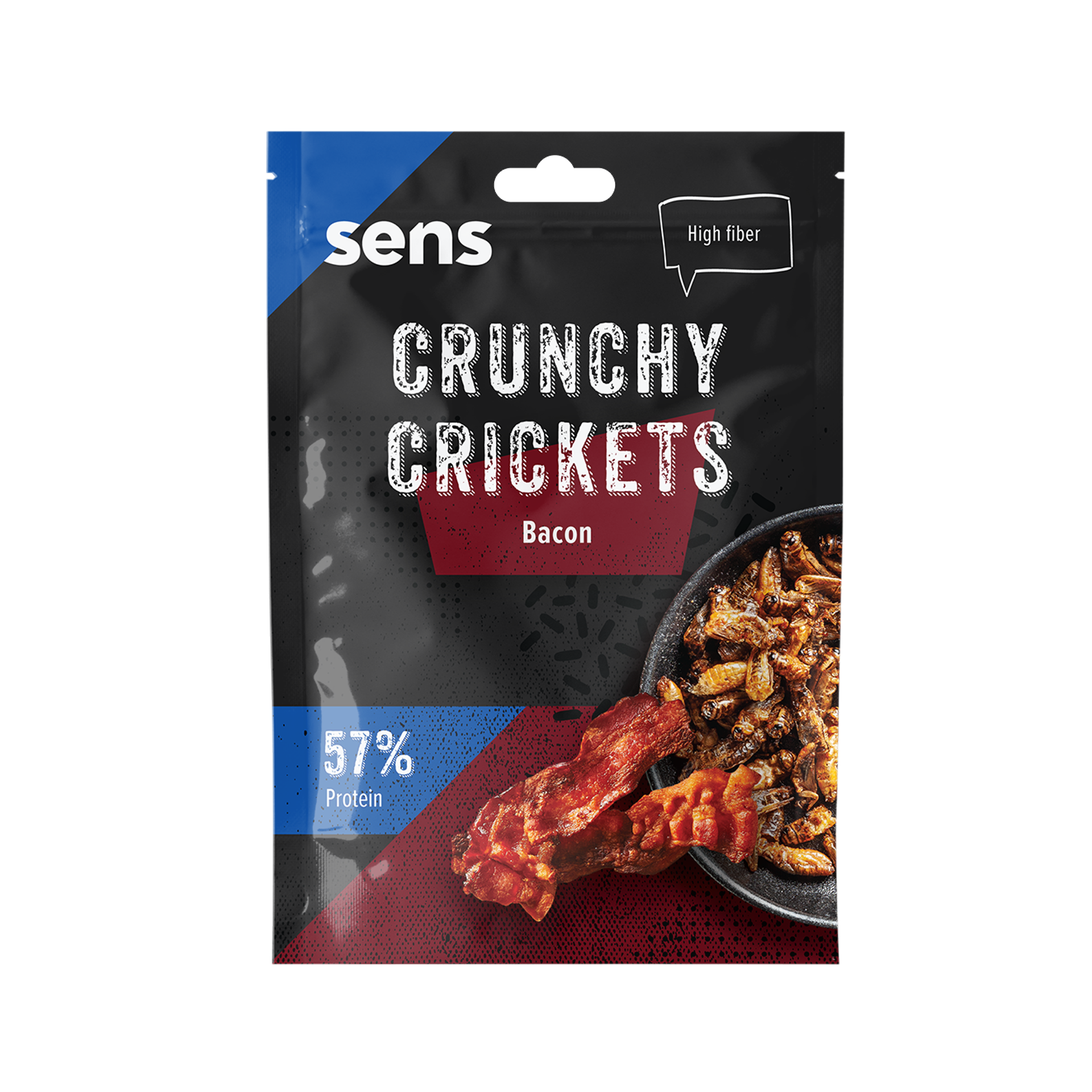 Crunchy Bacon Crickets | High-Protein Snack | Sens Foods – EatSens.com