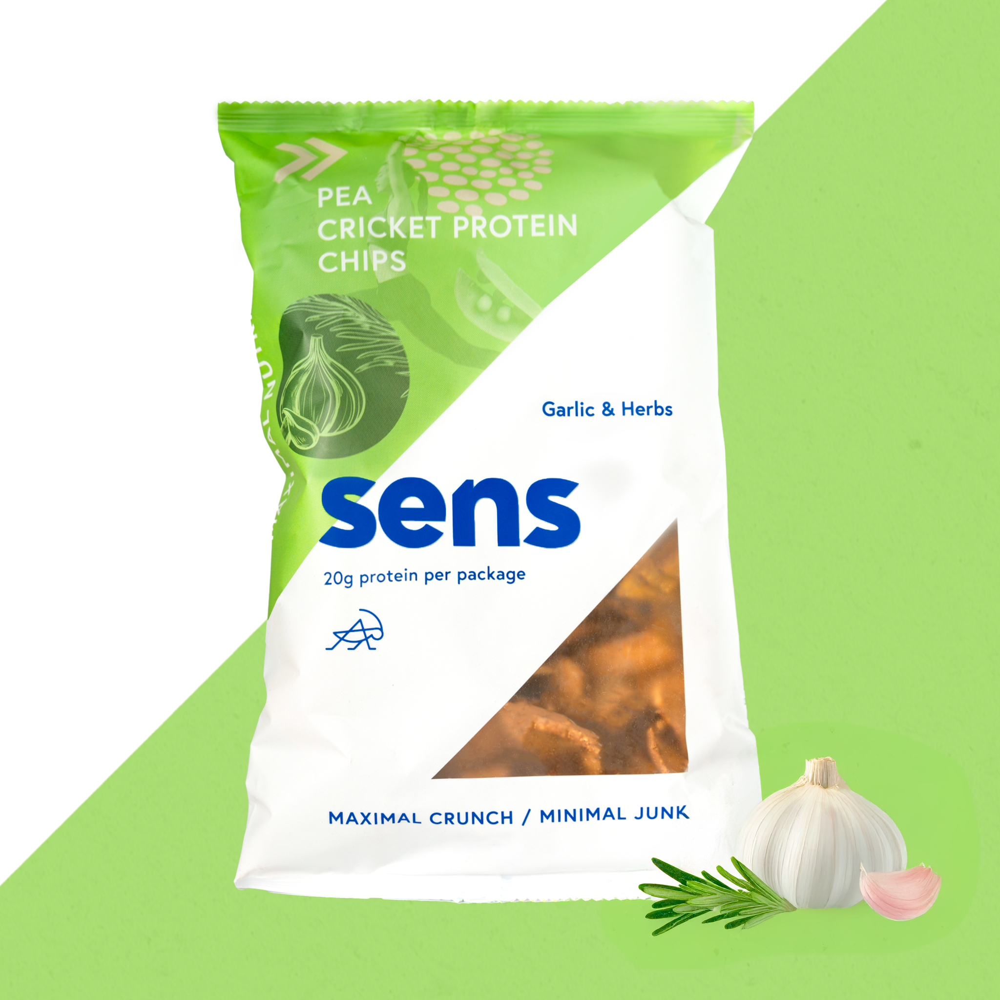 Protein Chips – Garlic & Herbs | Sens sports nutrition – EatSens.com
