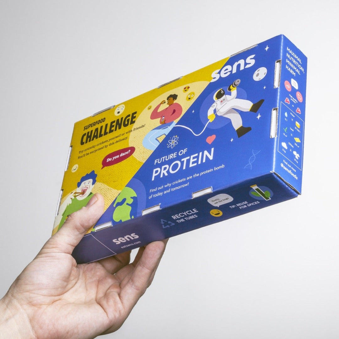Sens Roasted Crunchy Crickets | Edible Insects Protein Snack Gift Idea ...