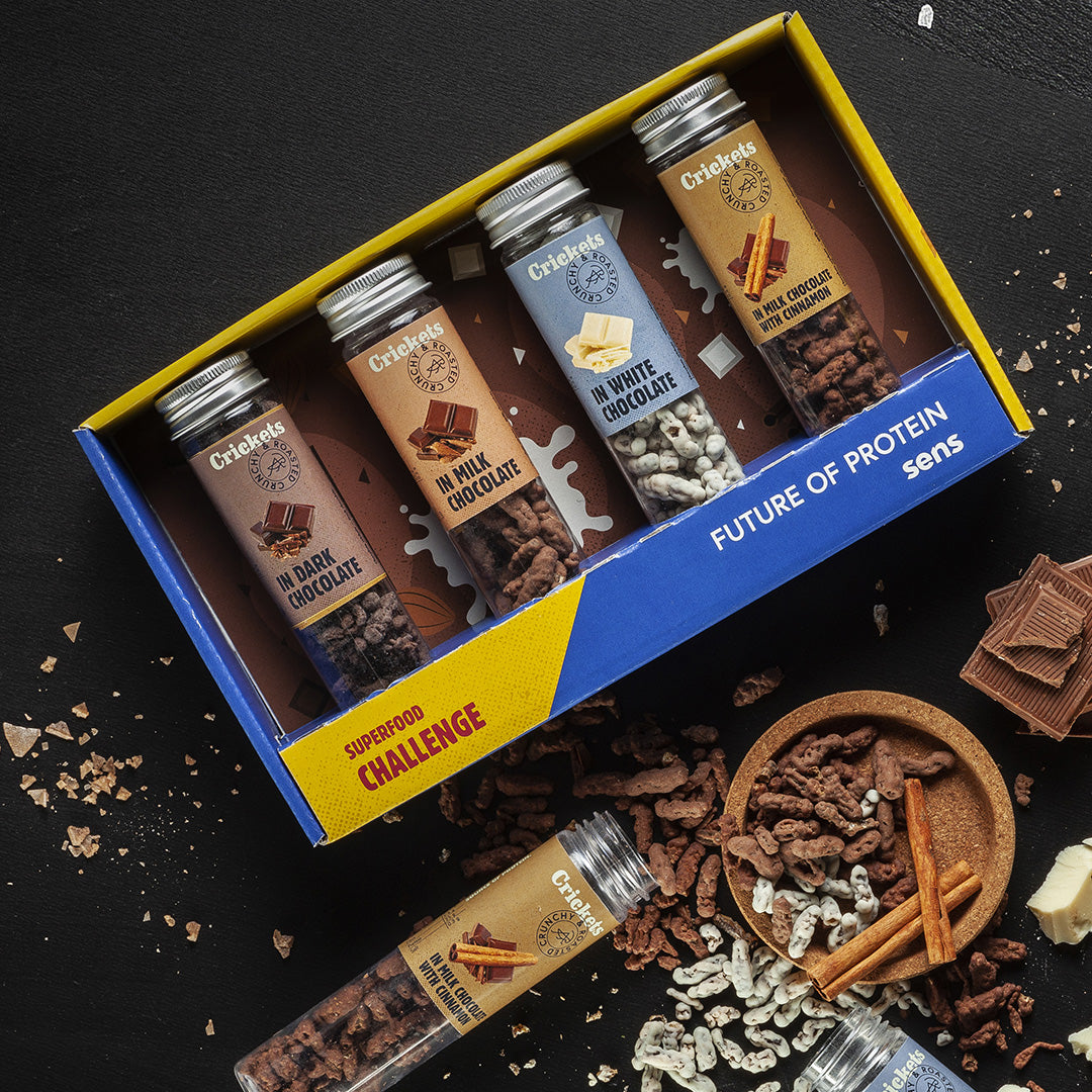 Sens Roasted Crunchy Crickets | Edible Insects Protein Snack Gift Idea ...